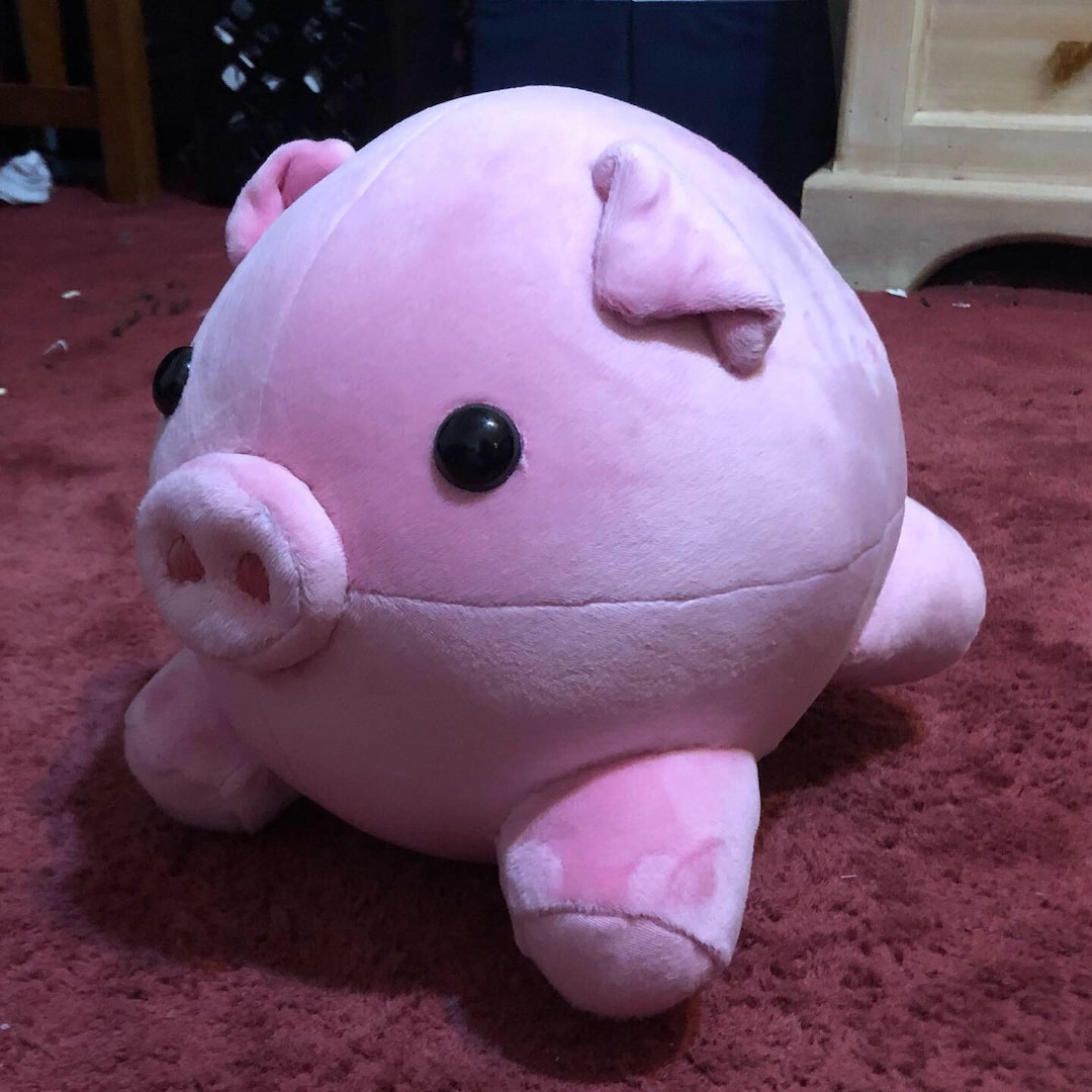 Pig Stuffed Animal (large Size) - Etsy