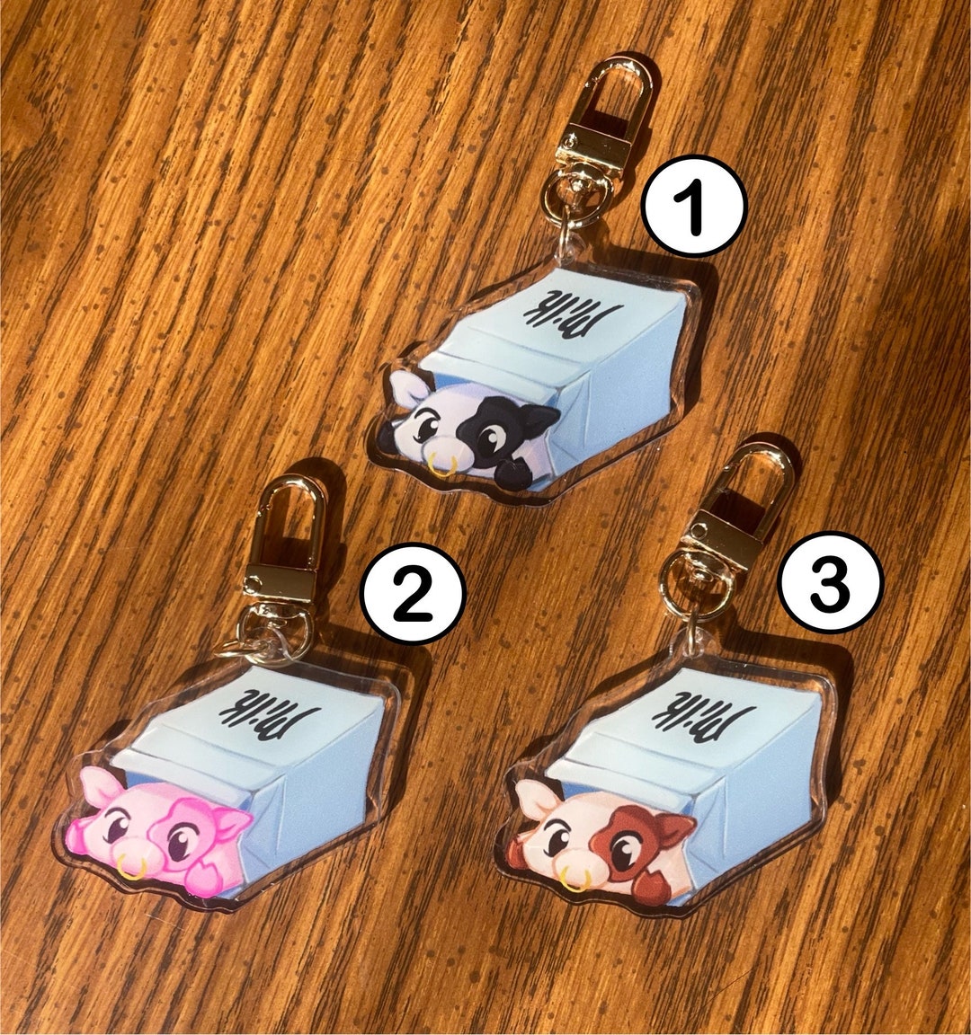 Milk Carton Suprise Keychain - Etsy