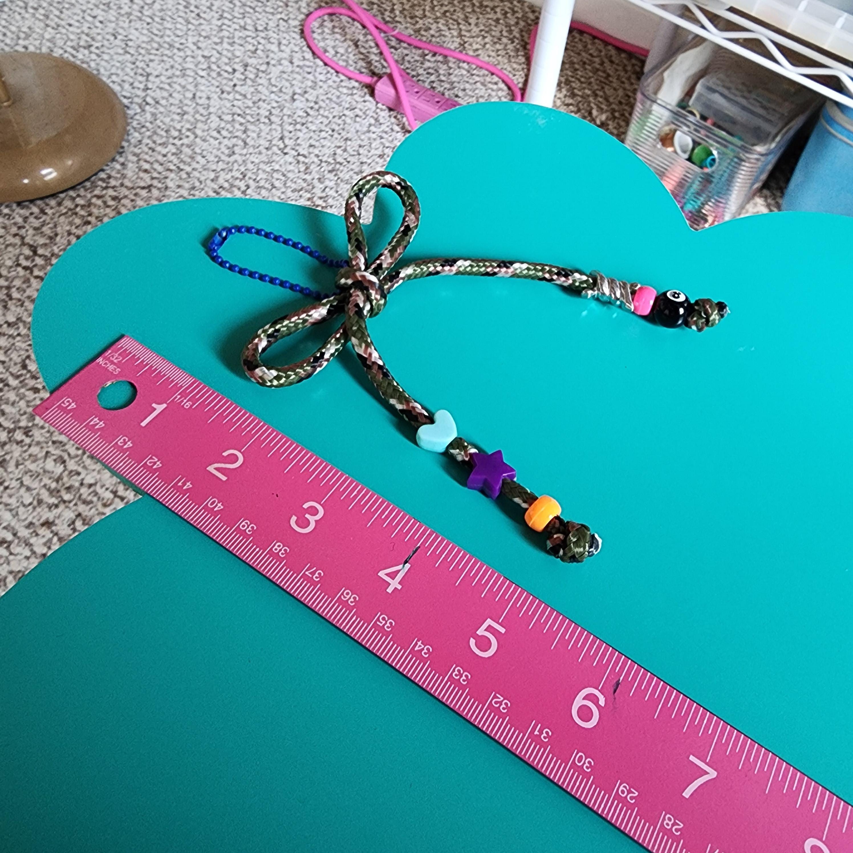 Paracord Bow Keychain, Large Bow Keychain - Etsy