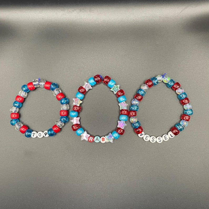 Twenty One Pilots Albums Inspired Bracelets (8 Count) - Etsy