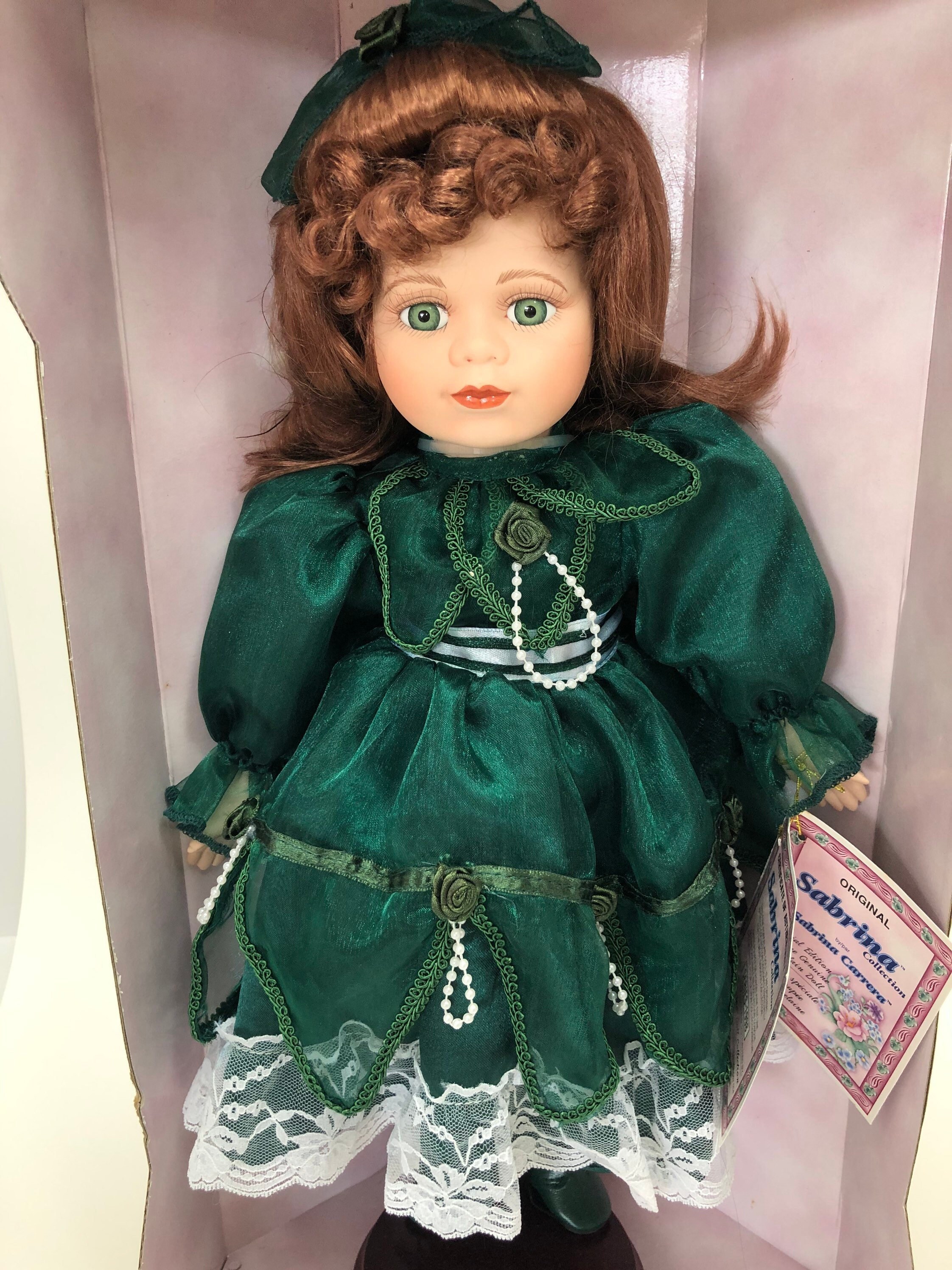 Porcelain Sabrina Doll Vintage Collectible Gifts Victorian Doll Clothes ...