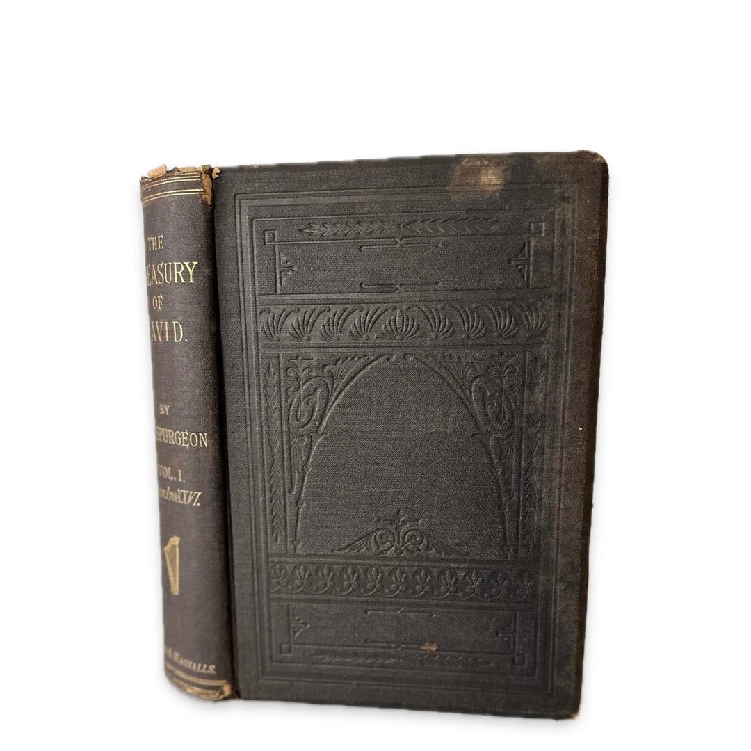 The Treasury of David 1882 Bible Commentaries Antique Collectible Gift ...