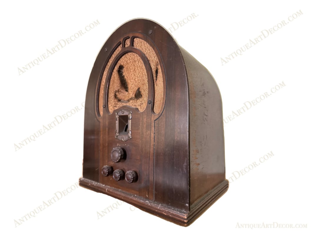Cathedral Radio Antique Philco Home Decor Accents, Vintage Wooden ...