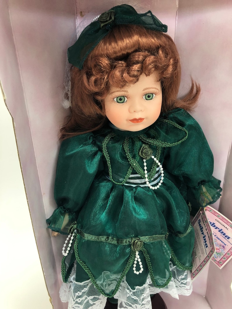 Porcelain Sabrina Doll Vintage Collectible Gifts Victorian Doll Clothes ...