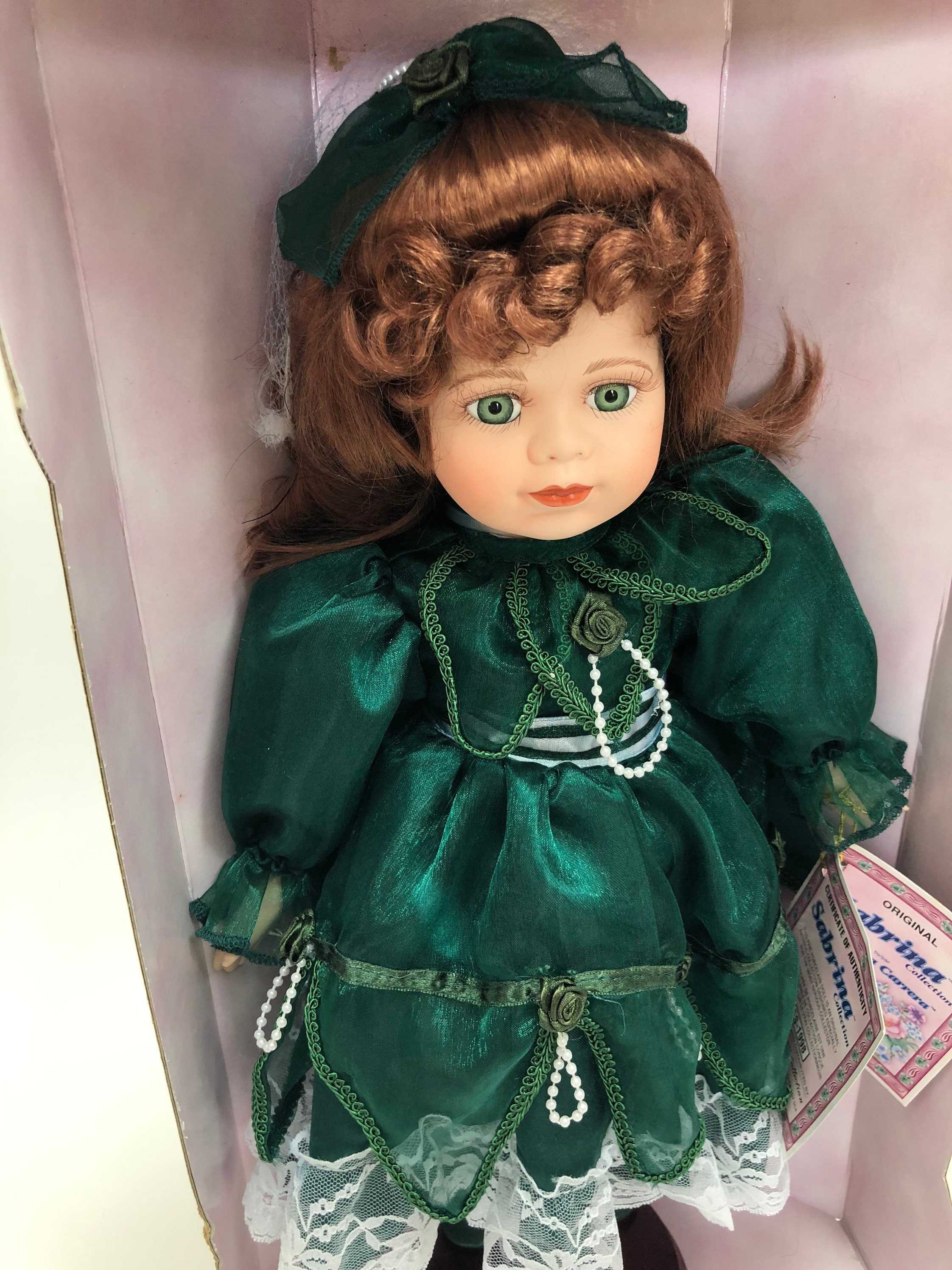 Porcelain Sabrina Doll Vintage Collectible Gifts Victorian Doll Clothes ...