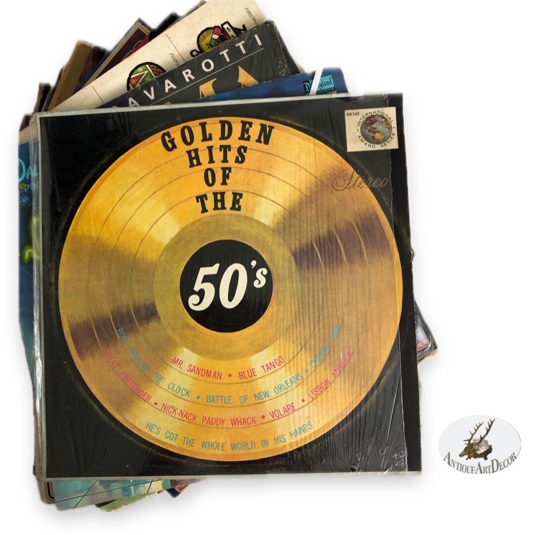 Vintage 'golden Hits of the 50s' Vinyl Record Album - Etsy