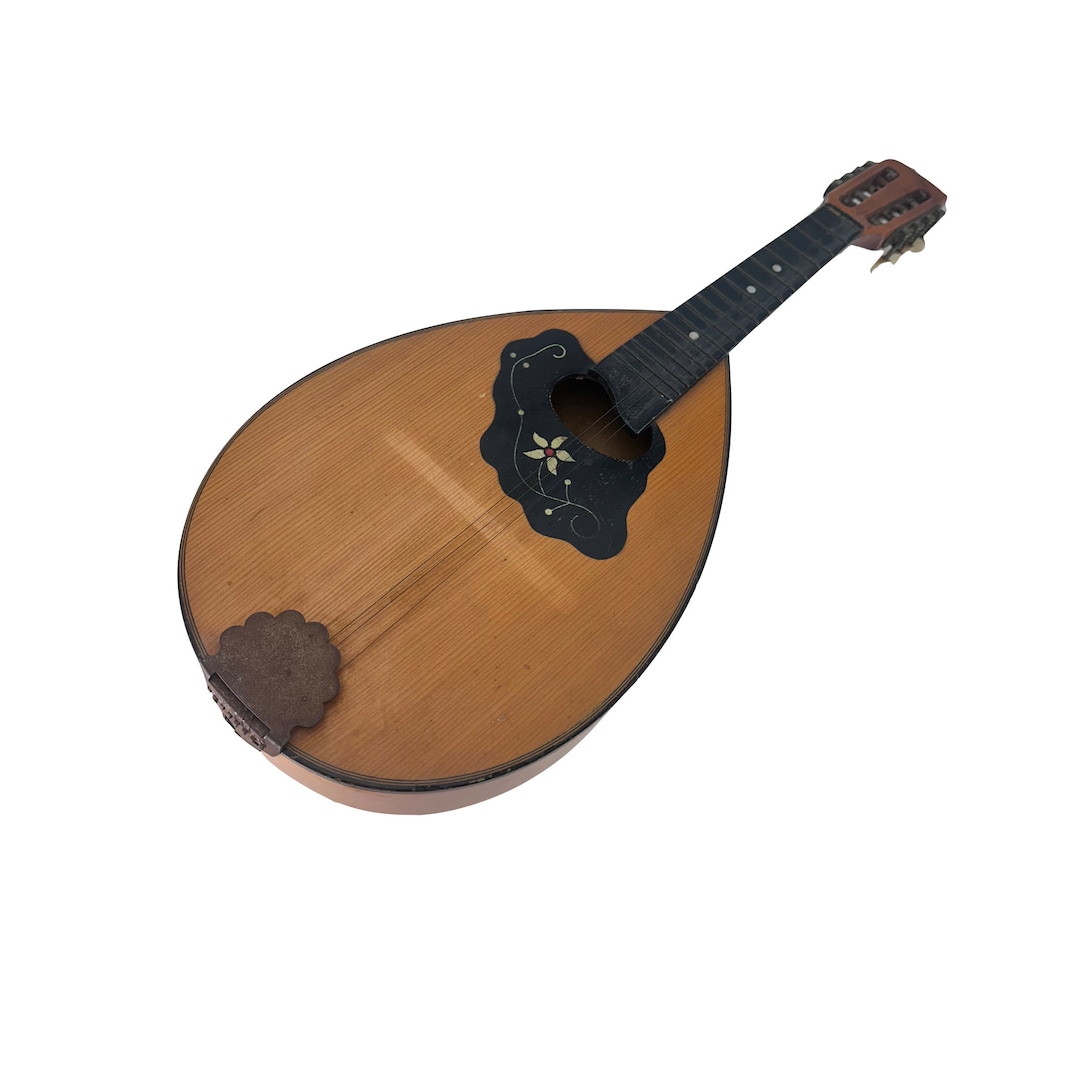 Vintage LIGNATONE Mandoline Mini Guitar Retro 8 String Instruments ...