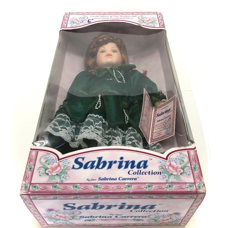 Porcelain Sabrina Doll Vintage Collectible Gifts Victorian Doll Clothes ...
