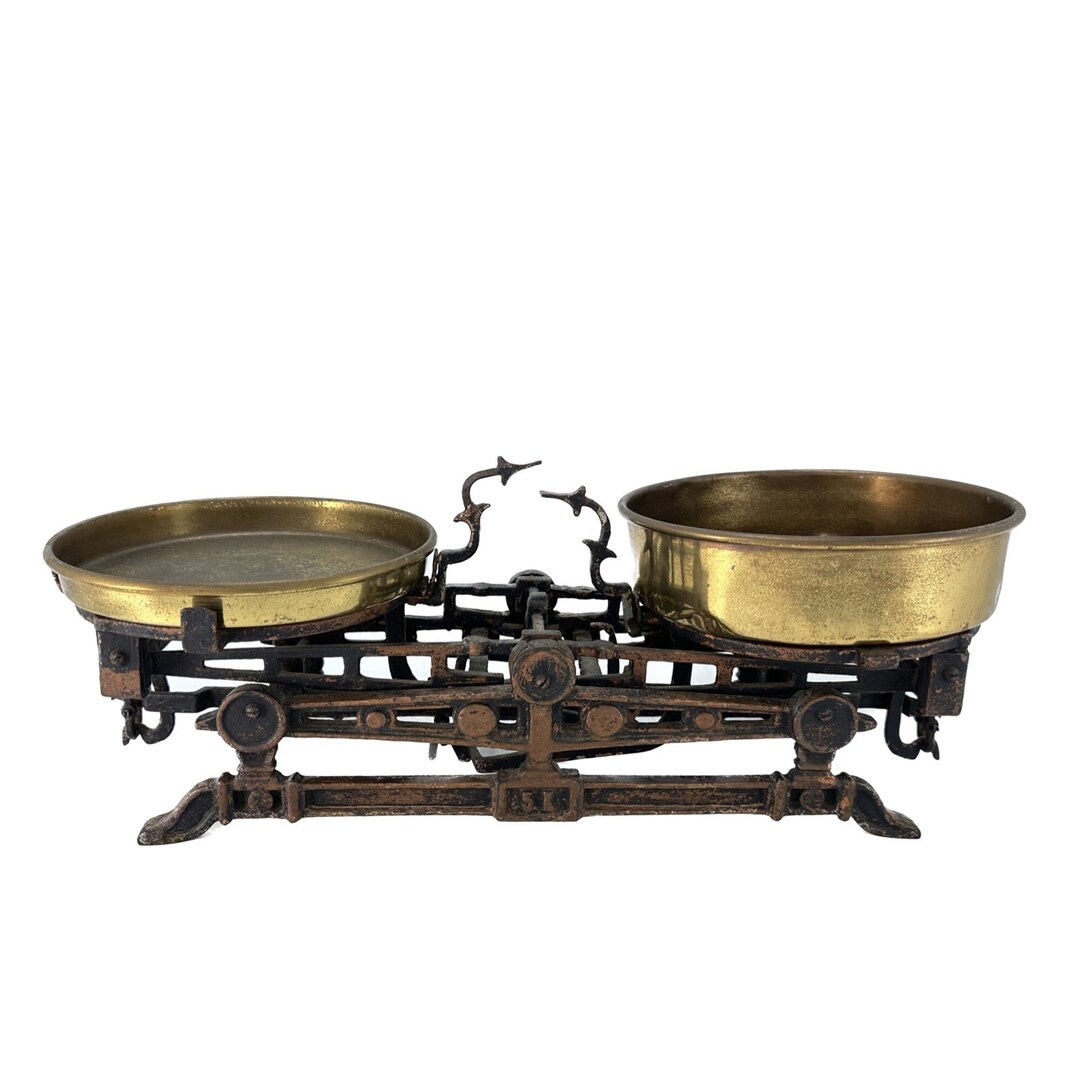 Vintage Scales Rustic Farmhouse Country Home Decor Kitchen Art Display ...