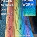 GIANT Worm on a String squirmles Plush - Etsy