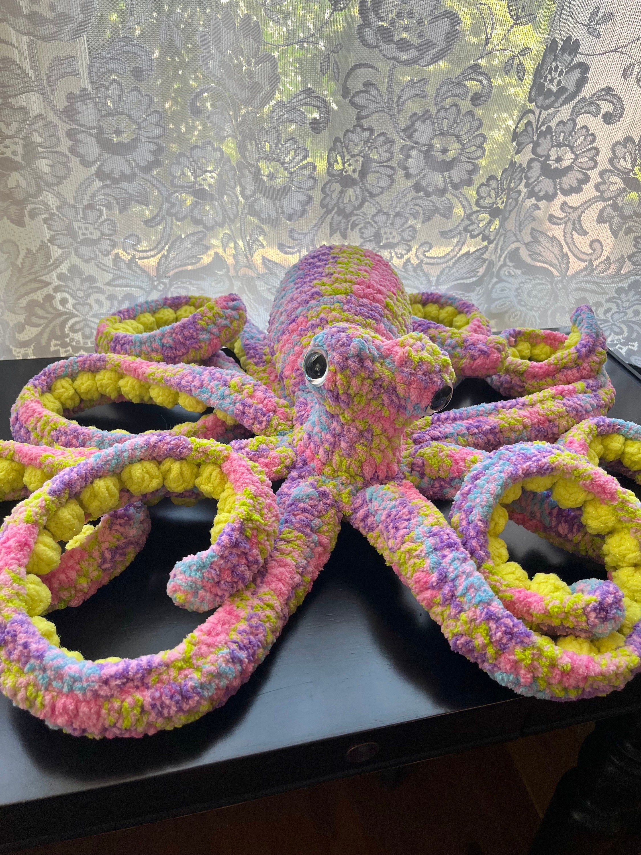 Calypso the Colorful Caribbean Reef Octopus Giant Amigurumi Plushie ...