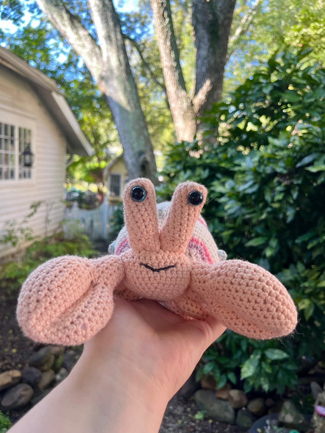 Hermie the Hermit Crab Amigurumi Hermit Crab Crochet Handmade Stuffed ...