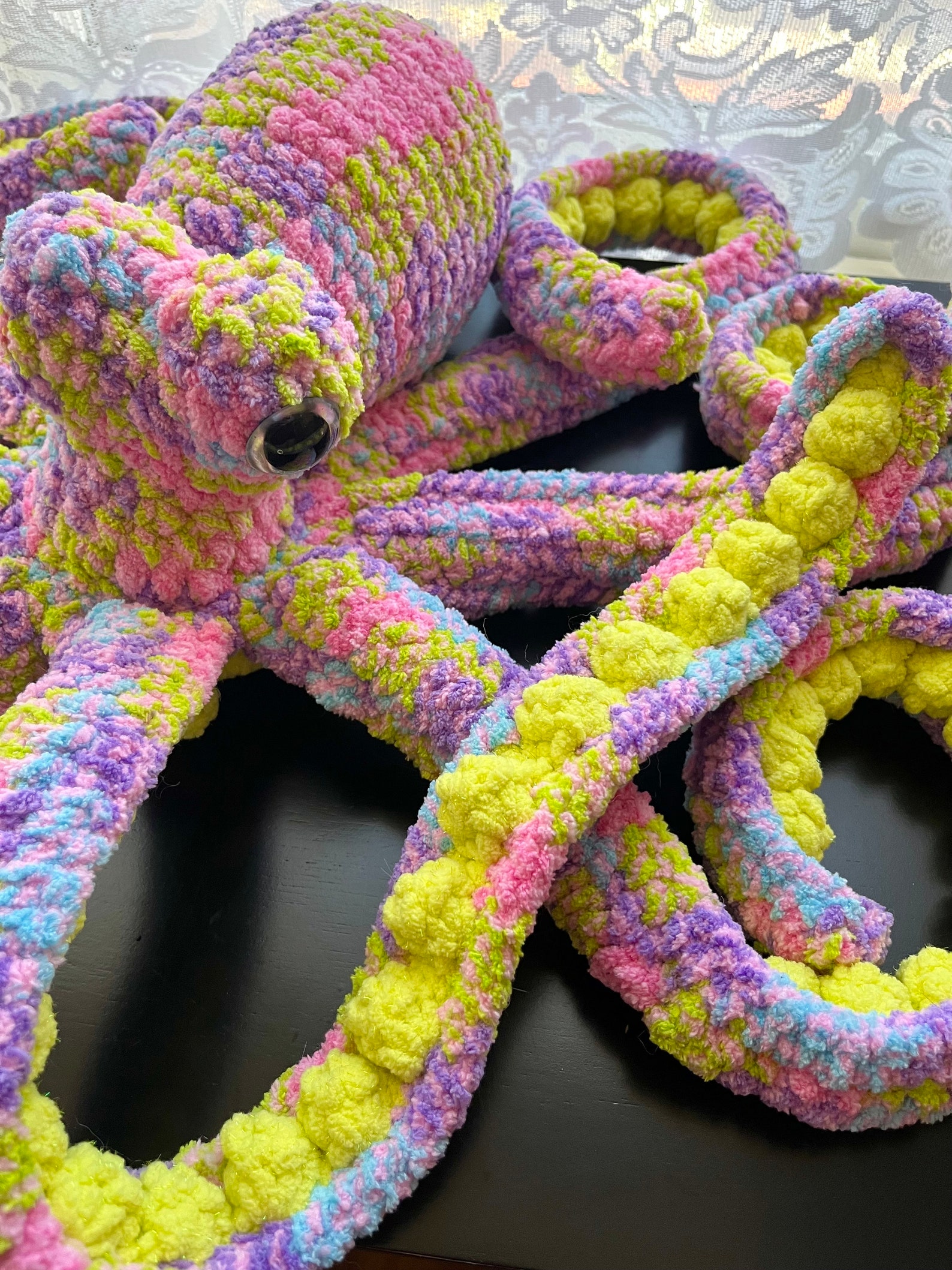 Calypso the Colorful Caribbean Reef Octopus Giant Amigurumi Plushie ...