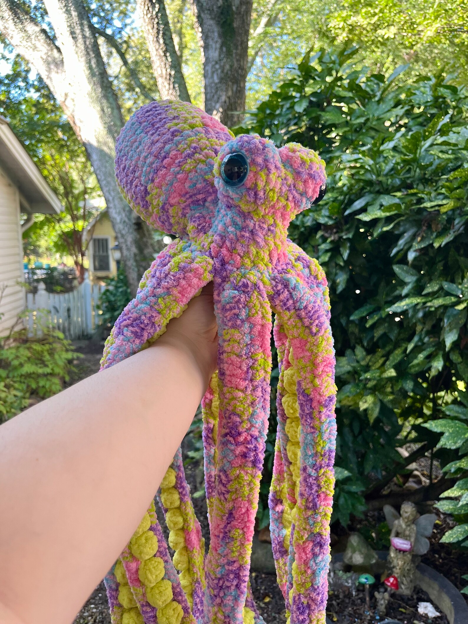 Calypso the Colorful Caribbean Reef Octopus Giant Amigurumi Plushie ...