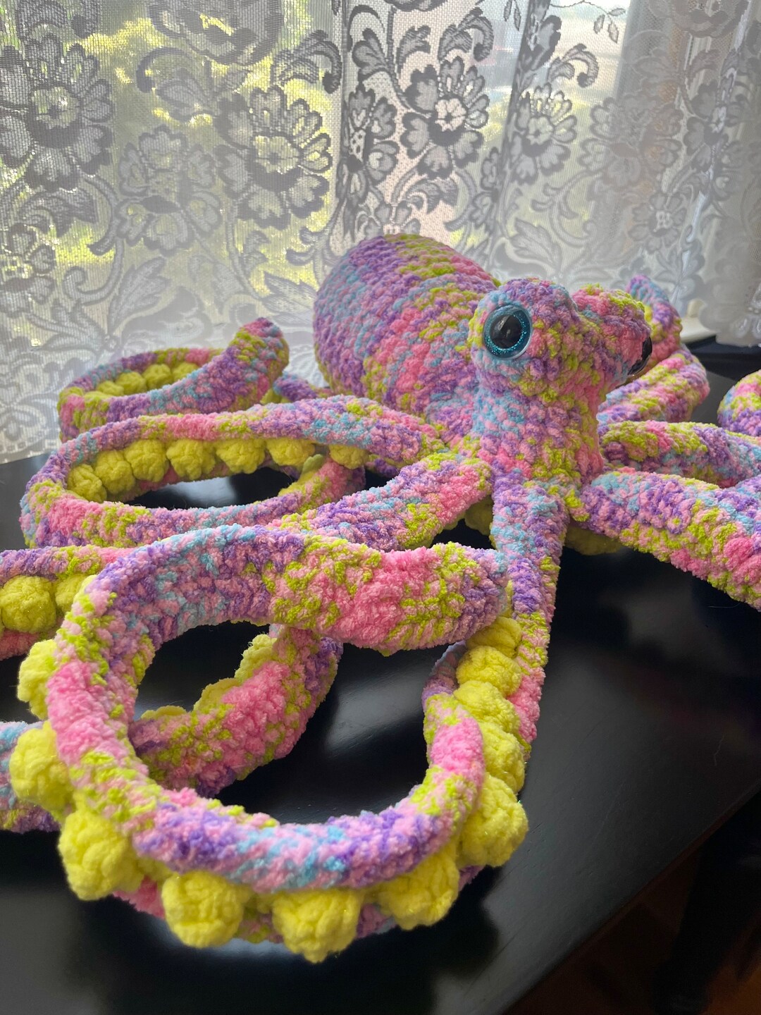 Calypso the Colorful Caribbean Reef Octopus Giant Amigurumi Plushie ...
