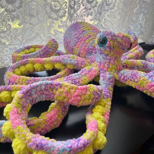 Calypso the Colorful Caribbean Reef Octopus Giant Amigurumi Plushie ...