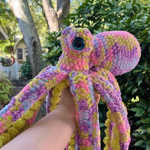 Calypso the Colorful Caribbean Reef Octopus Giant Amigurumi Plushie ...