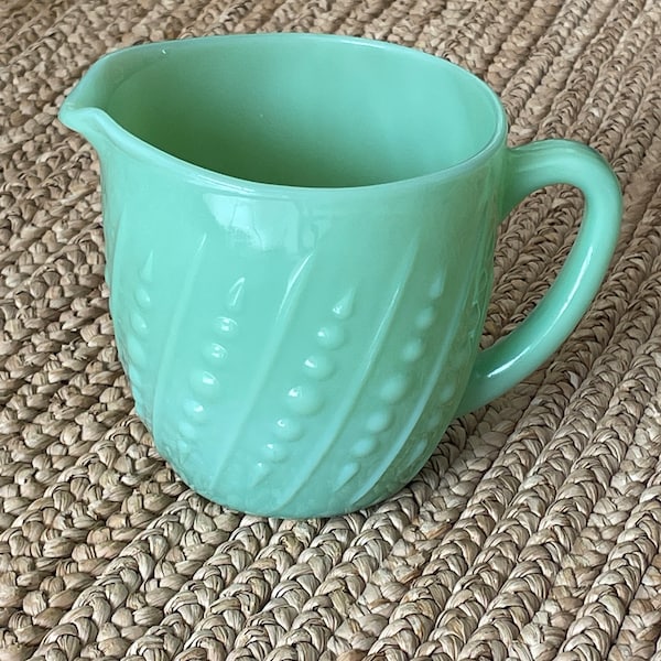 Fireking Jadeite Ball Pitcher - Etsy