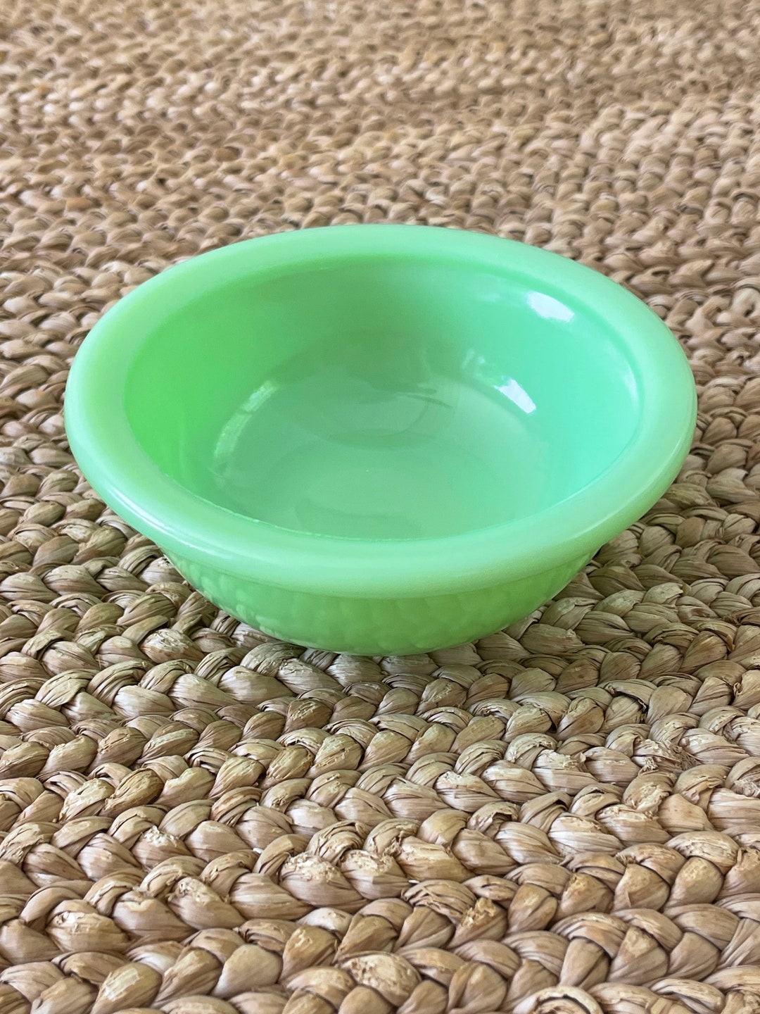Vintage Jadeite Bowl Mckee Jadeite Green 4 1/4 Dia. - Etsy