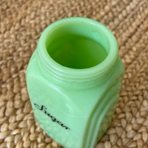 Original Vintage Jadeite Sugar Shaker Mckee Roman Arches Hard to Find ...