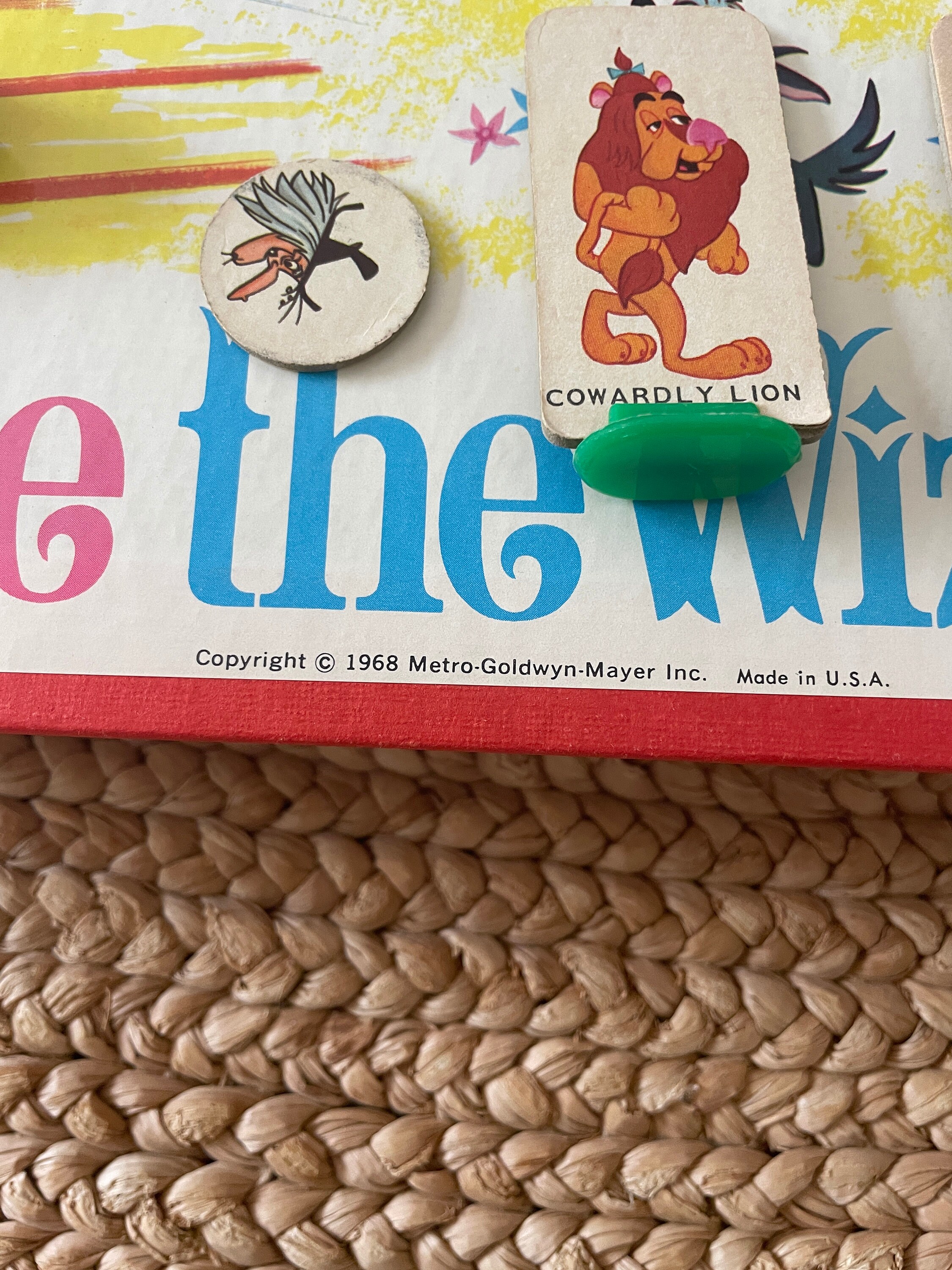 Vintage off to See the Wizard Board Game Milton Bradley 1968 No. 4852 ...