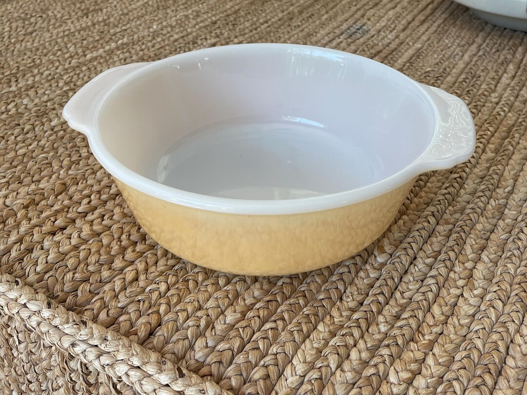 Anchor Hocking Fire King Luster Ware Glass Casserole, Lusterware 1.5 Qt ...