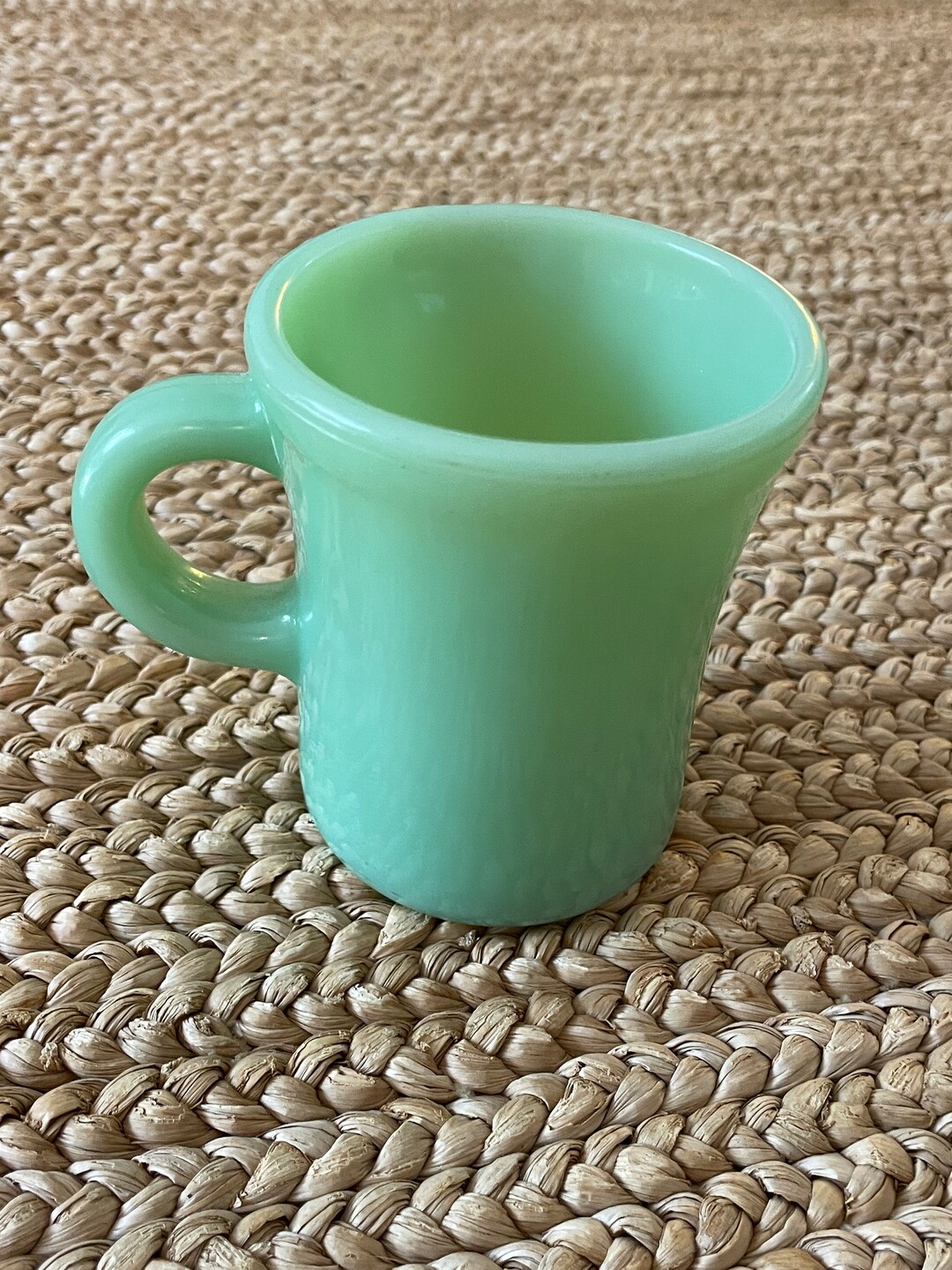 Single Vintage Jadeite Mug - Original Vintage Fireking Slim Hot ...