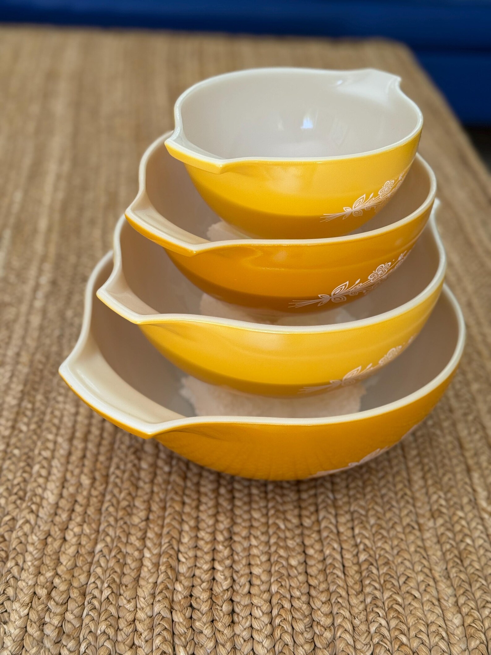 Vintage Pyrex Stacking Nesting Bowl Set of 4 Bowls - Vintage Pyrex ...