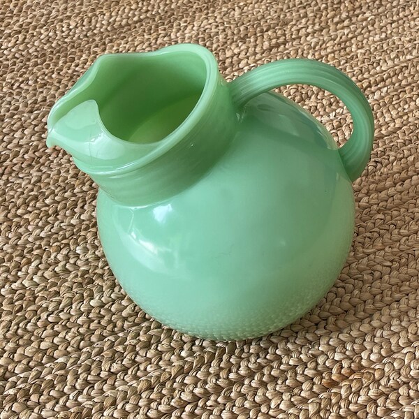 Jadeite Ball Pitcher - Etsy