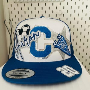 Football Mom Hat, Trucker Hat, Cheer Hat, Custom Trucker Hat - Etsy