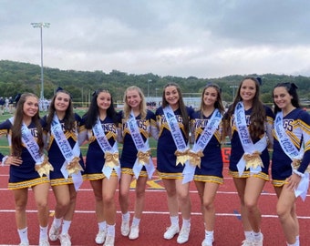 Color Guard Pom Cheer Competition Senior Sash Add - Etsy