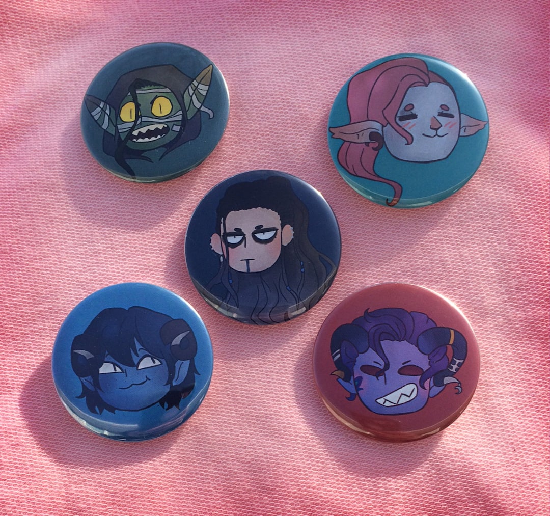 Critical Role Buttons - Etsy