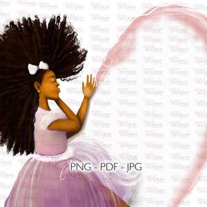 Hand Painted Little Girl PNG, Sublimation Graphic Design, Watercolor ...