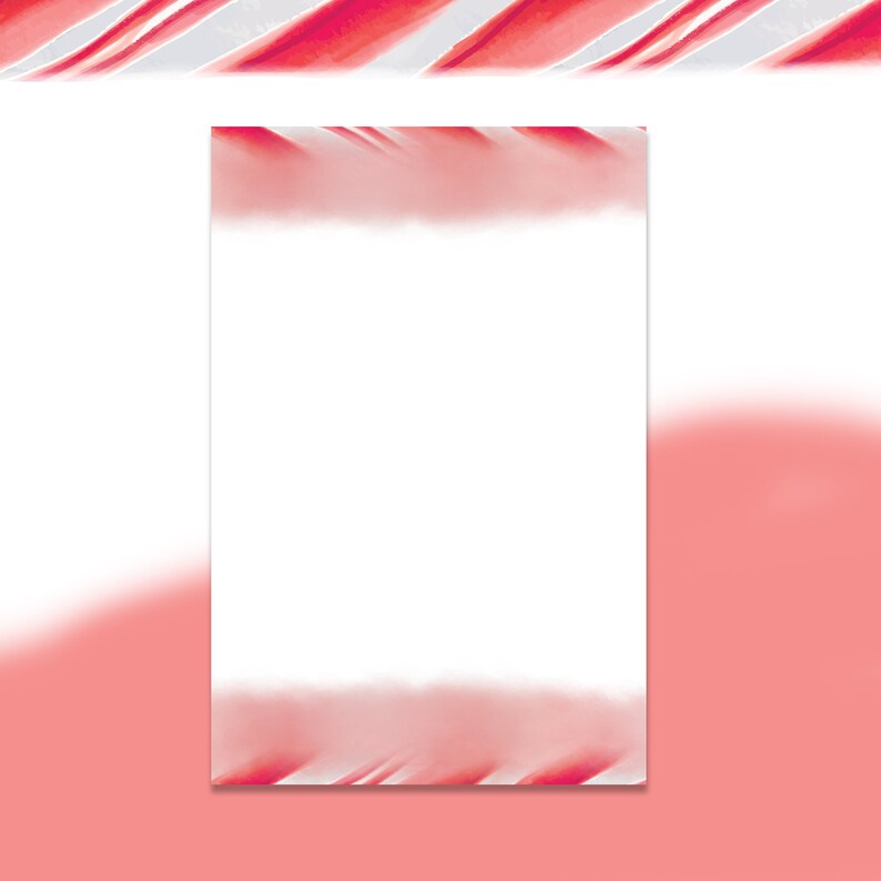 Candy Cane Borders PNG Candy Canes Swirls Embellishments | Etsy