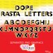 Reggae Rasta Letter Clipart Kente Inspired Sublimation Image - Etsy