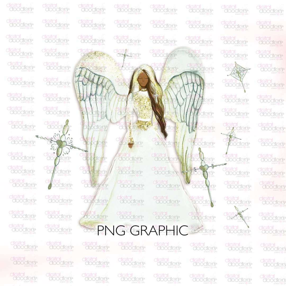 Watercolor Angel Clipart: Religious PNG Graphic (digital Download) - Etsy