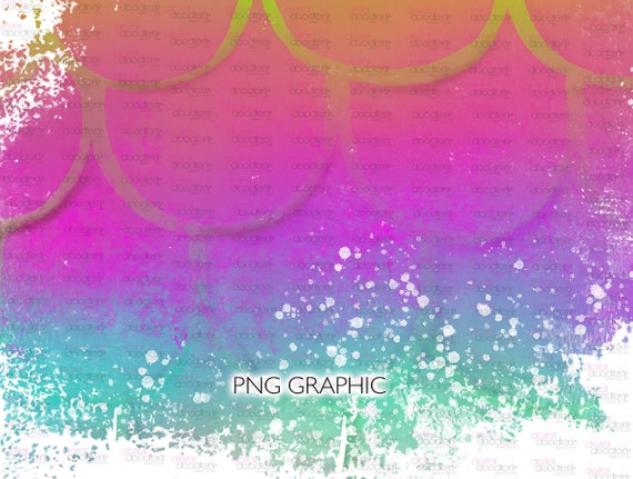 Brush strokes png mermaid digital file scales Mermaid brush strokes ...