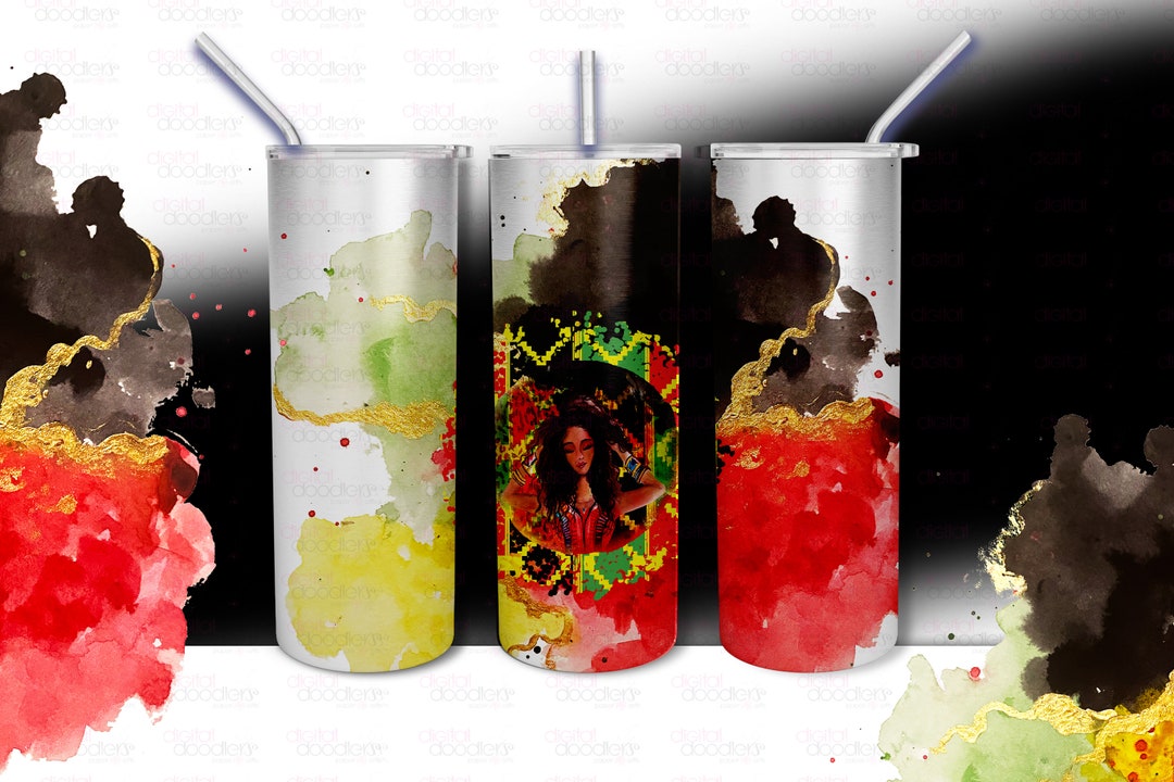 Jamaican Reggae Brush Watercolor Splash Sublimation, Image Transfer ...