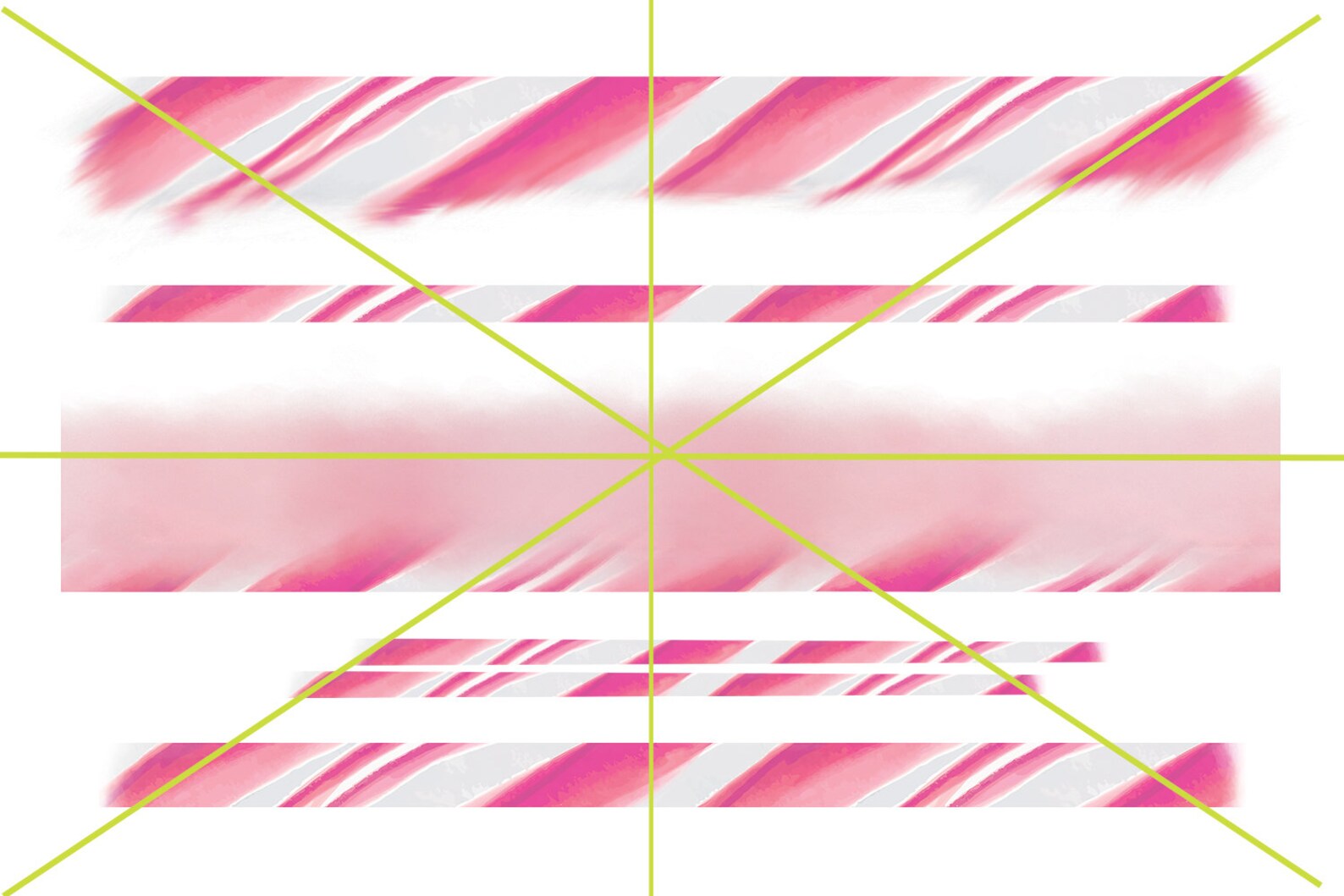 Pink Candy Cane Border Clipart Watercolor Candy Cane Borders | Etsy