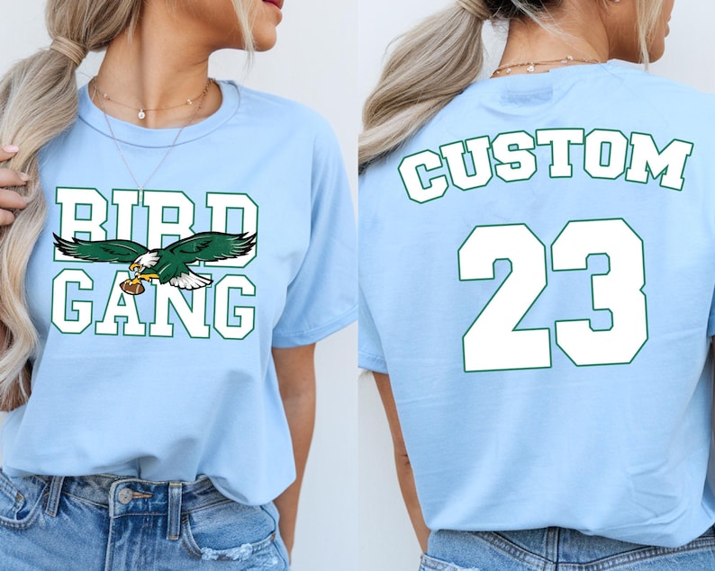 Custom Bird Gang Shirt Football Bird Gang Shirt Philly Football Apparel ...