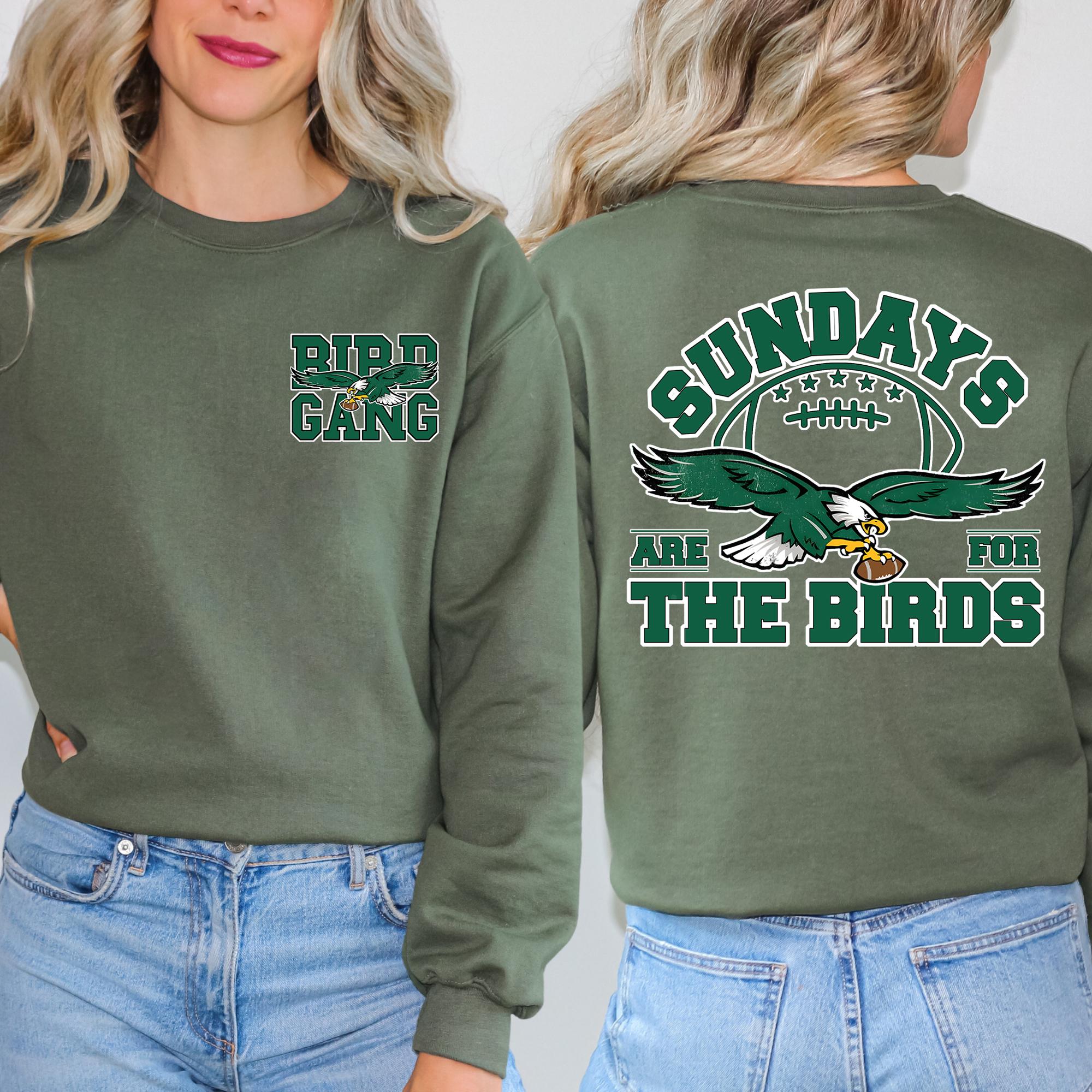 Philadelphia Football Hoodie Bird Gang Sweatshirt Sundays Are for the ...