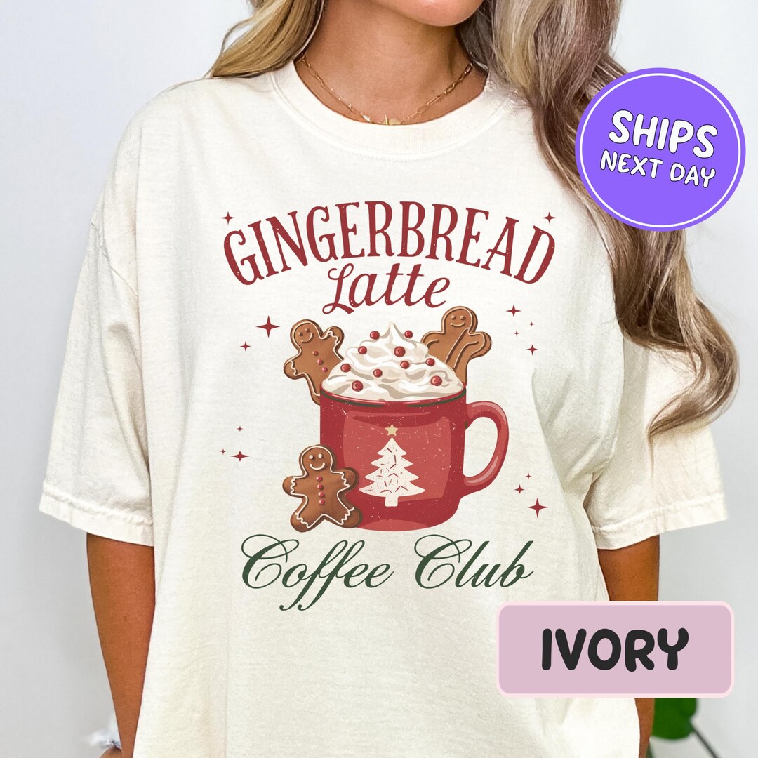 Gingerbread Christmas Shirt Christmas Comfort Colors Shirt Cute Santa ...
