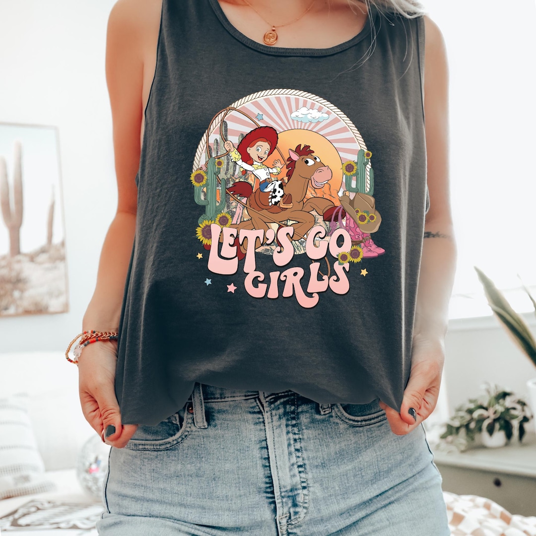 Go Girls ! Tank Top Toy Story Jessie Tank Top Toy Story Tank Retro ...