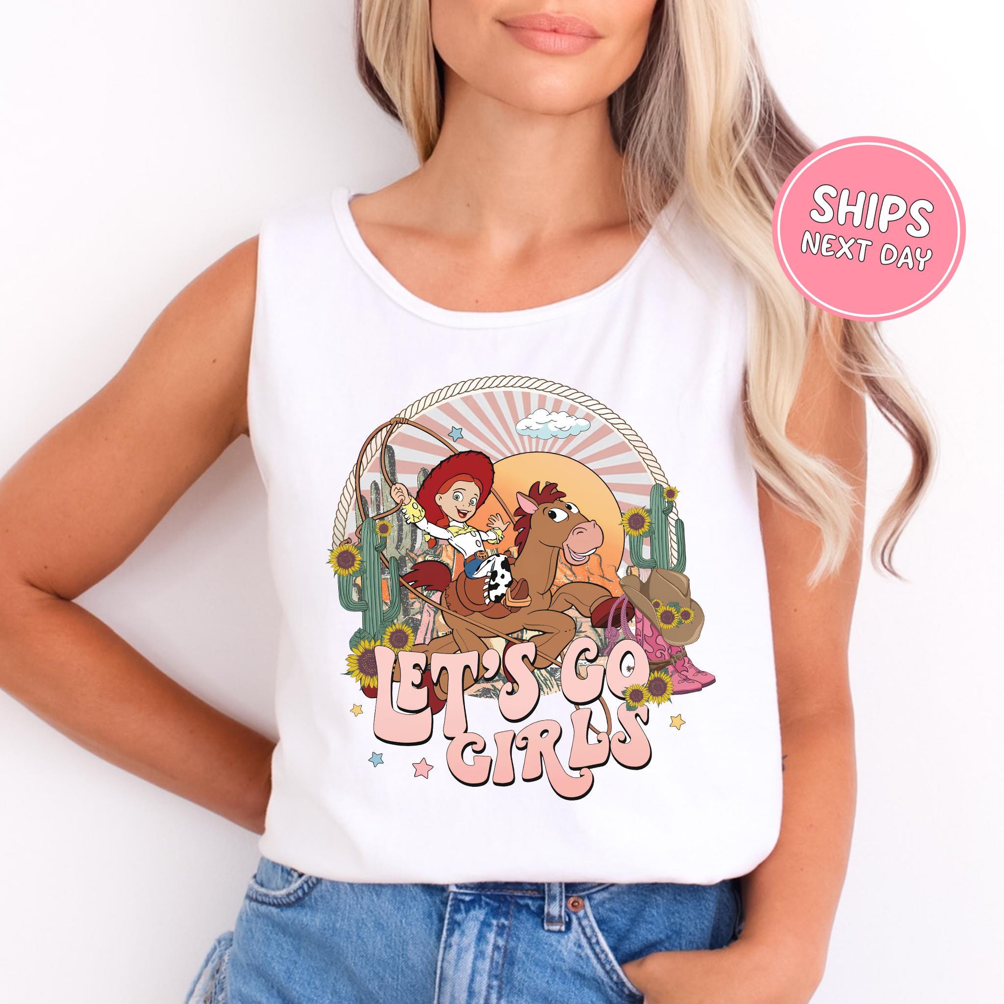 Go Girls ! Tank Top Toy Story Jessie Tank Top Toy Story Tank Retro ...