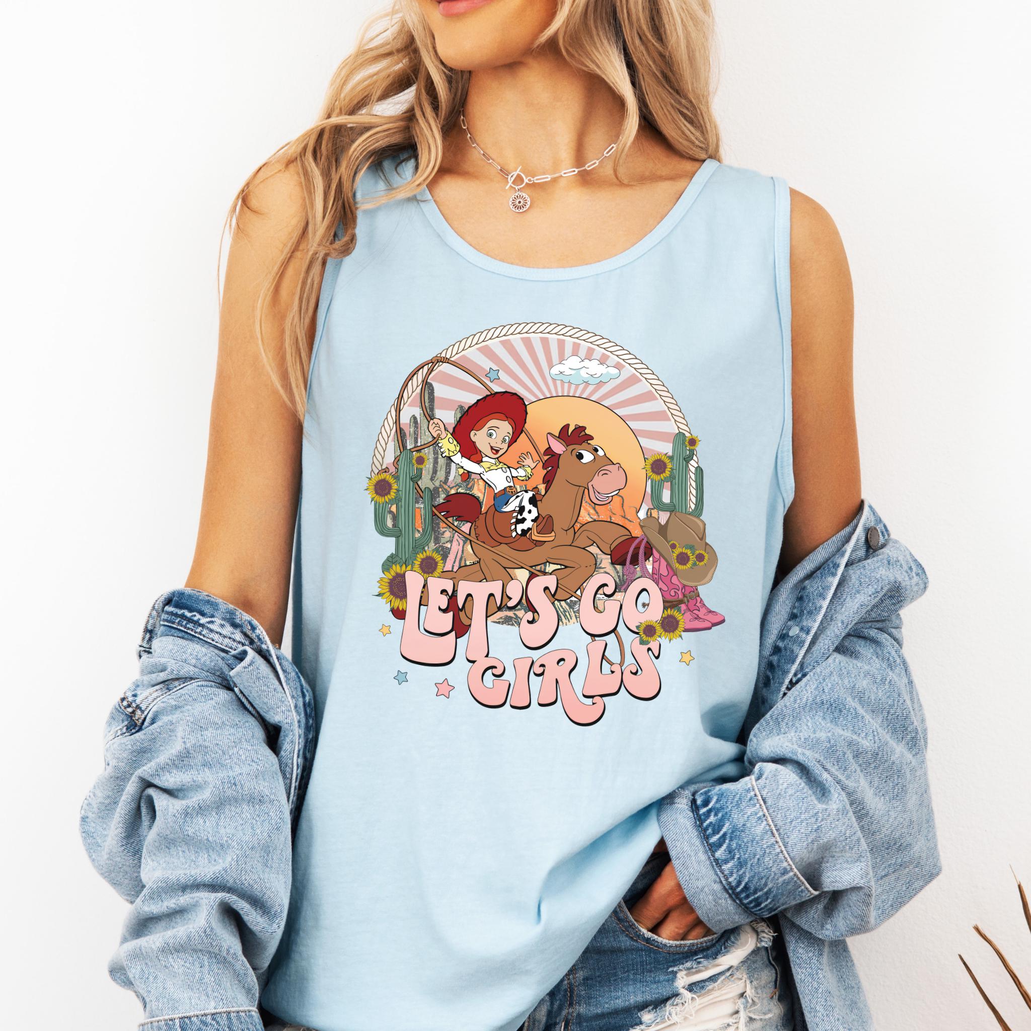 Go Girls ! Tank Top Toy Story Jessie Tank Top Toy Story Tank Retro ...