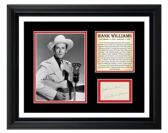 Hank Williams Signed - Etsy