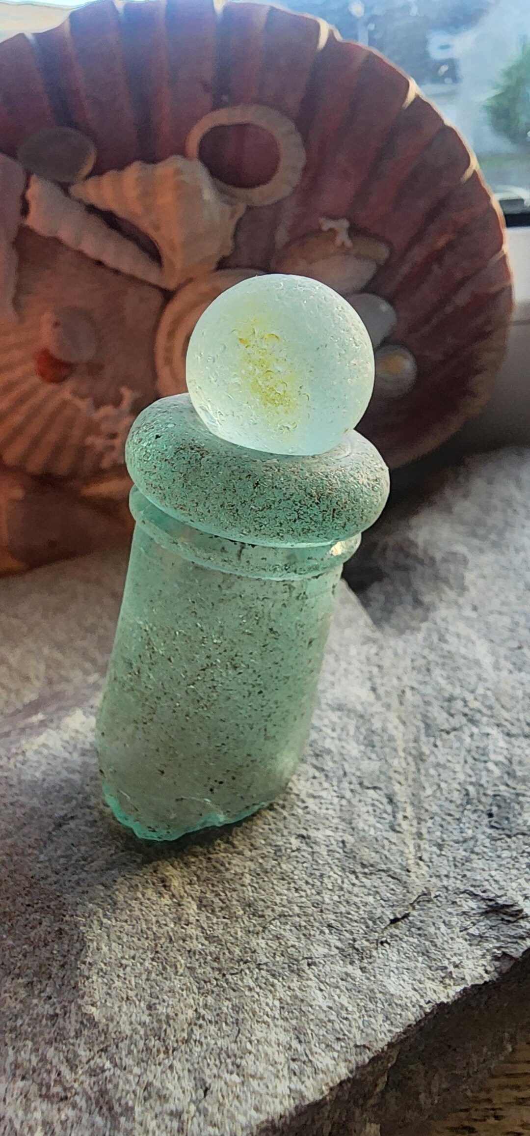 Sea Glass Marble,rare Scottish Beach Finds,collectors Item,sea Glass ...