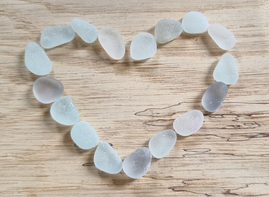 Scottish Beach Finds Collection,sea Glass Heart,sea Craft Supply ...