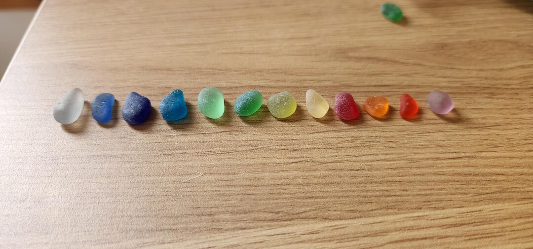 Rare Sea Glass,rainbow Sea Glass,purple Sea Glass,red Sea Glass,orange ...