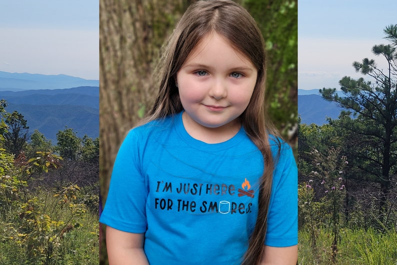 Mmmm Smores -- Kids Adventure T-shirt | Kids Camping T-shirt | Kids ...